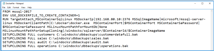 SQL Server Containers for Database Migration